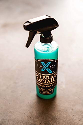 Liquid X Interior Detail - Lightly Cleans & Adds UV Protection - Quick Interior Detailer Leaves Non Greasy Finish (16 oz)