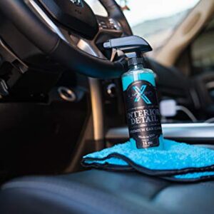 Liquid X Interior Detail - Lightly Cleans & Adds UV Protection - Quick Interior Detailer Leaves Non Greasy Finish (16 oz)