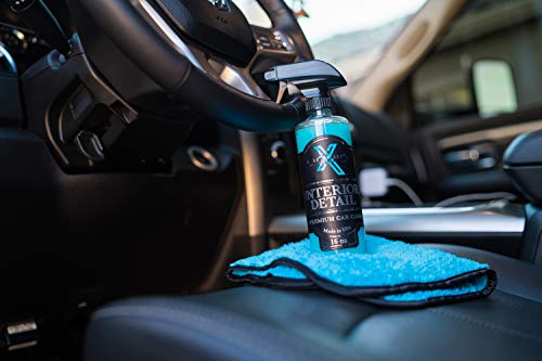 Liquid X Interior Detail - Lightly Cleans & Adds UV Protection - Quick Interior Detailer Leaves Non Greasy Finish (16 oz)