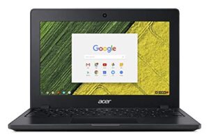 acer chromebook 11 c771-c4tm, intel celeron 3855u, 11.6" hd ips display, 4gb lpddr3, 32gb emmc, 802.11ac wifi, spill resistant keyboard, military grade durability, google chrome,black