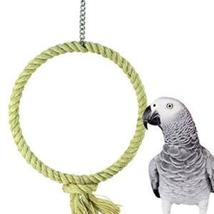 Bonka Bird Toys 1768 Medium Sisal Rope Swing Natural Roost Toy Toys Bird cage Cages