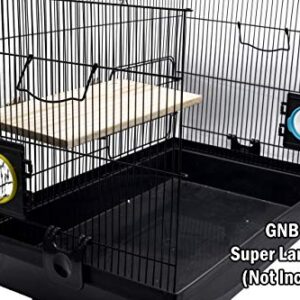 GNB PET Natural Wood Stand Platform 5‘’x11'' for Hamster Mice Chinchilla Chipmunk, Small Animals Habitat Toy HM-10