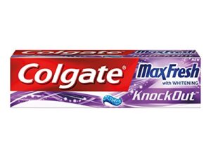 colgate pa maxfresh with whitening knockout fusion toothpaste, mint, 6 oz