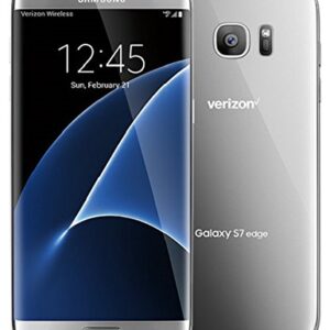 SAMSUNG Galaxy S7 Edge Verizon Wireless CDMA 4G LTE Smartphone w/ 12MP Camera and Infinity Screen - Silver