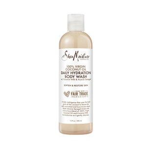 shea moisture 100% virgin coconut oil daily hydration body wash 13 oz