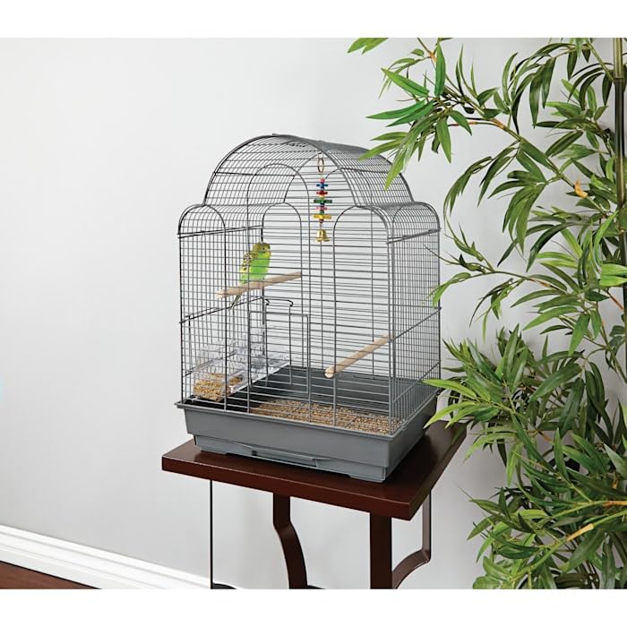 You & Me Parakeet Scallop Top Cage