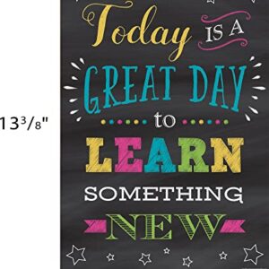 Teacher Created Resources Chalkboard Brights Positive Poster Pack (TCR6658)