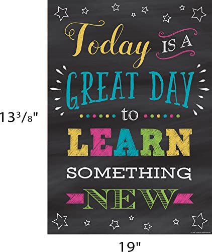 Teacher Created Resources Chalkboard Brights Positive Poster Pack (TCR6658)