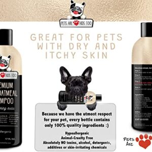 Pet Oatmeal Anti-Itch Shampoo & Conditioner in One! Smelly Puppy Dog & Cat Wash! Relief for Allergies, Itchy, Dry, Irritated Skin!! Smells Amazing! (1 btl)