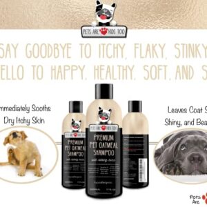 Pet Oatmeal Anti-Itch Shampoo & Conditioner in One! Smelly Puppy Dog & Cat Wash! Relief for Allergies, Itchy, Dry, Irritated Skin!! Smells Amazing! (1 btl)