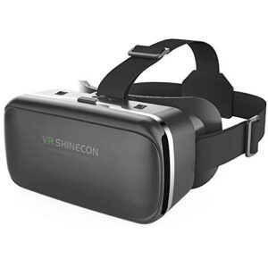 vr shinecon vr headset compatible with iphone & android virtual reality vr goggles