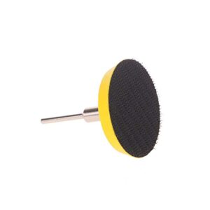 Glass Polishing Pad, PROMMON 2Inch Car Glass Felt Polishing Buffing Pad, 8pcs Polishing sanding discs, Felt Polishing Wheel with Towel, 3mm Shank Backing Pad for Rotary Tools to Polish Glass and Metal