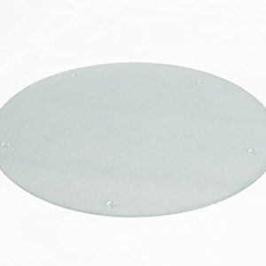 Chop-Chop Round Glass Cutting Board Or Counter Saver, 16 Inches