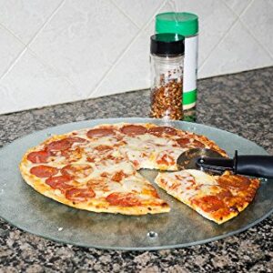 Chop-Chop Round Glass Cutting Board Or Counter Saver, 16 Inches