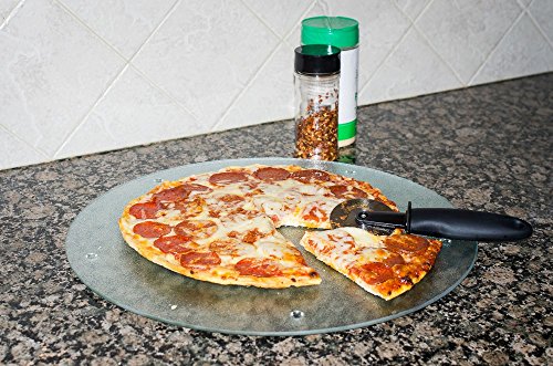 Chop-Chop Round Glass Cutting Board Or Counter Saver, 16 Inches