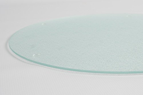 Chop-Chop Round Glass Cutting Board Or Counter Saver, 16 Inches