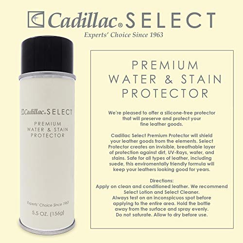 Cadillac Select Premium Leather Care Kit - Leather Cleaner, Lotion Conditioner & Water & Stain Protector