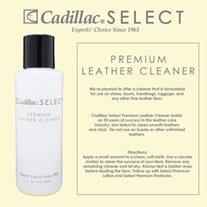 Cadillac Select Premium Leather Care Kit - Leather Cleaner, Lotion Conditioner & Water & Stain Protector