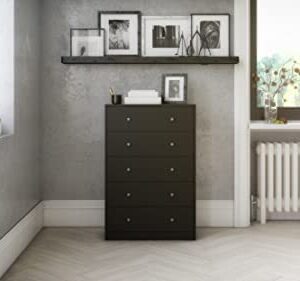 Tvilum Portland 5 Drawer Chest - Black