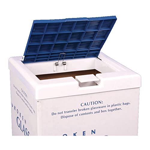 VWR 56617-801 Broken Glass Floor Disposal Carton, 68.5 cm Height, 30.5 cm Width, 30.5 cm Length (Pack of 6)