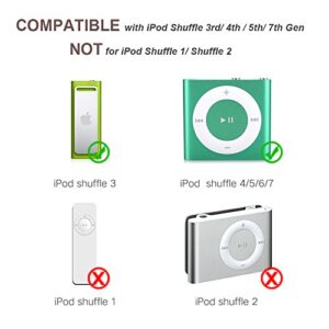 iMangoo Charging Cable for iPod Shuffle Cable USB Data Sync Cable Cord 3.5mm Male AUX Plug to USB Male Adapter Cable Charger Converter Headphone Audio Extender Jack for iPod Shuffle 3 4 5 6 Gen 2-Pack