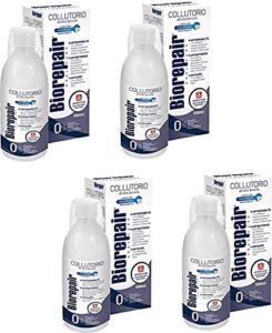 biorepair: " collutorio " mouthwash 500ml/16.9 fl.oz - pack of 4