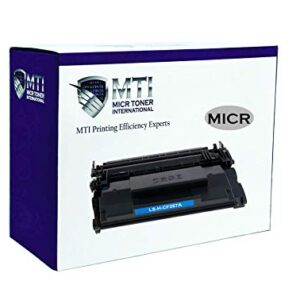 MICR Toner International Compatible Magnetic Ink Cartridge Replacement for HP 87A CF287A LaserJet Pro M501 Enterprise M506 MFP M527 Printers