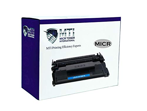 MICR Toner International Compatible Magnetic Ink Cartridge Replacement for HP 87A CF287A LaserJet Pro M501 Enterprise M506 MFP M527 Printers