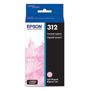 EPSON T312 Claria Photo HD -Ink Standard Capacity Light Magenta -Cartridge (T312620-S) for select Epson Expression Photo Printers