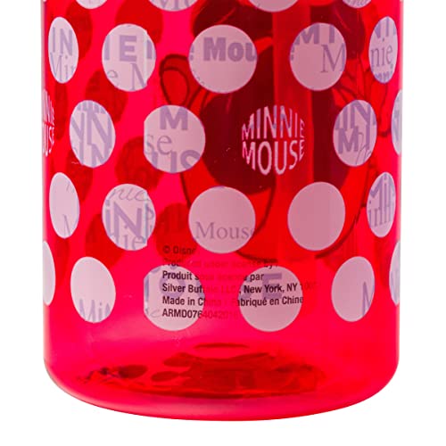 Silver Buffalo Disney's Minnie Mouse Polka Dots Tritan Water Bottle, 20 Ounces, 1 Count (Pack of 1)