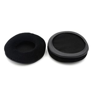 YunYiYi Round Velvet Replacement Pillow Ear Pads Foam Cushions Cups Repair Parts Compatible with JVC HA RX300 HA-RX300 Headphones Headset Earphones