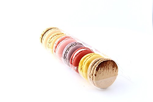 Clear Insert for 7 macarons with clip closure - Pack of 25 pcs