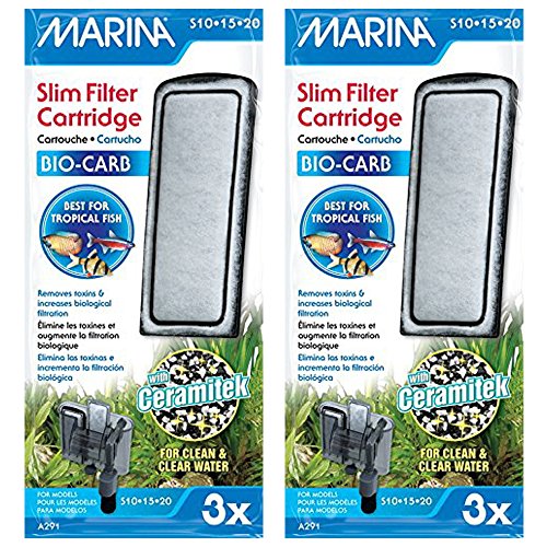 Marina Slim Filter Carbon Plus Ceramic Cartridge (6-Count)