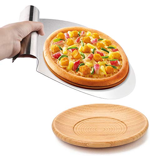 Stainless Steel Cake Baking Tools Cake Lifter Shovel Transfer Cake Tray Moving Plate Cake Lifter for Baking Homemade Pizza, Bread, Cake, Pie