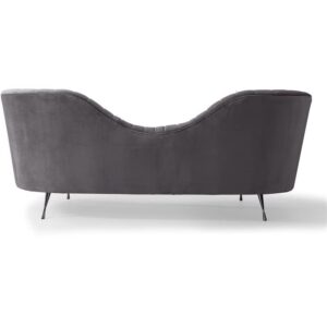 Tov Furniture Velvet Sofa, Grey