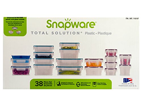 SNAPWARE (Snapware) Kitchen Supplies/Dishes Storage containers/canisters/Other, Clear, Blue and Brown