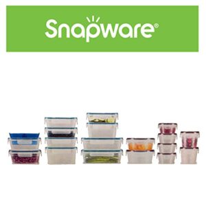 SNAPWARE (Snapware) Kitchen Supplies/Dishes Storage containers/canisters/Other, Clear, Blue and Brown