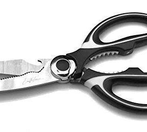 Emilio Torazzi Kitchen Scissors - Ultra Sharp Premium Multi Purpose Kitchen Shears - Heavy Duty & Dishwasher Safe