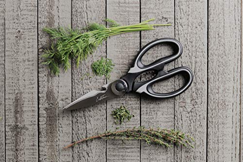 Emilio Torazzi Kitchen Scissors - Ultra Sharp Premium Multi Purpose Kitchen Shears - Heavy Duty & Dishwasher Safe