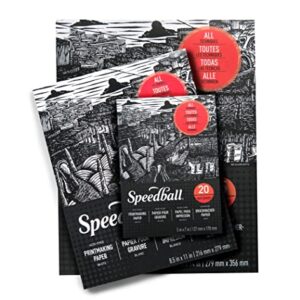 Speedball Printmaking Paper Pad, 8.5" x 11", White