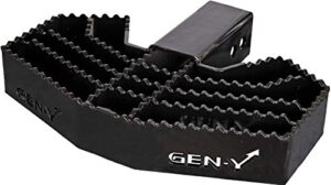 gen-y hitch gh-060 2.5-inch hitch receiver step serrated hd