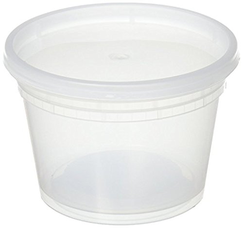 Deli Food Storage Containers with Lids, 16 Ounce, 36 Count