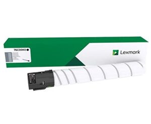 lexmark 76c00k0 black toner cartridge for cs92x cx92x toner