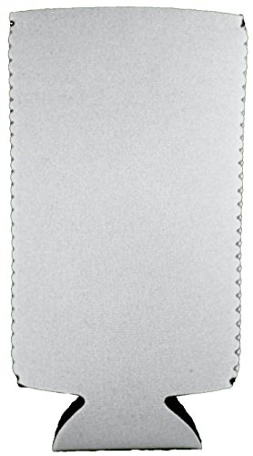 Blank Neoprene Slim Can Coolie (1, White)