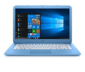 hp model 2nv73ua#aba 14" stream 14-ax000 14-ax040nr lcd notebook intel celeron n3060 dual-core (2 core) 4gb ddr3l sdram 64gb flash memory brightview aqua blue