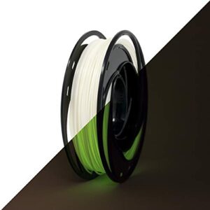 Gizmo Dorks PLA Filament for 3D Printers 1.75mm 200g, Glow in The Dark