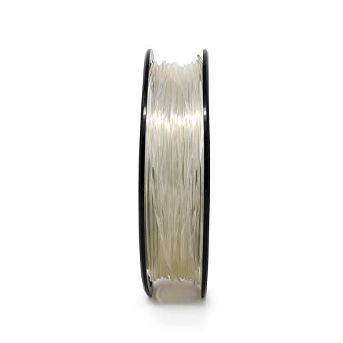 Gizmo Dorks Nylon Filament for 3D Printers 3mm (2.85mm) 200g, Natural Clear