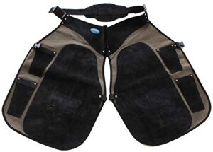 professional equine western leather fully adjustable equine farrier apron 23112