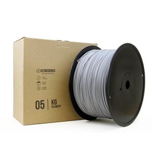 gizmo dorks pla filament for 3d printers 1.75mm 5kg, gray