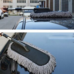 Microfiber Car Duster Extendable Handle Interior Exterior Multipurpose Cleaning Car Brush Set of 5